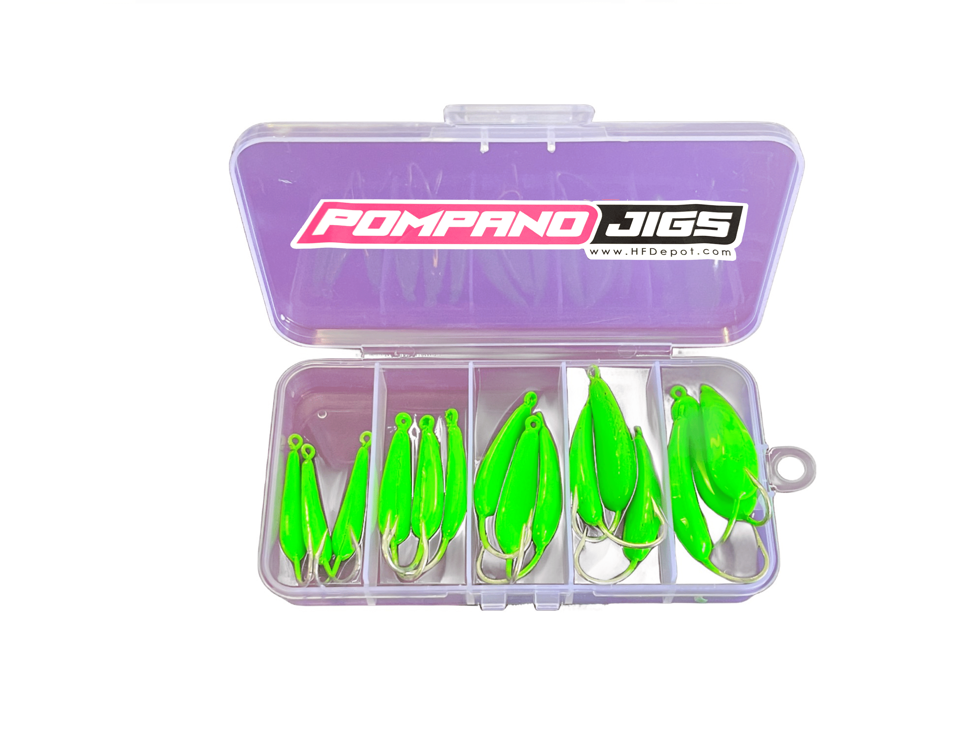 Pompano Goofy Jig Box– Hunting and Fishing Depot