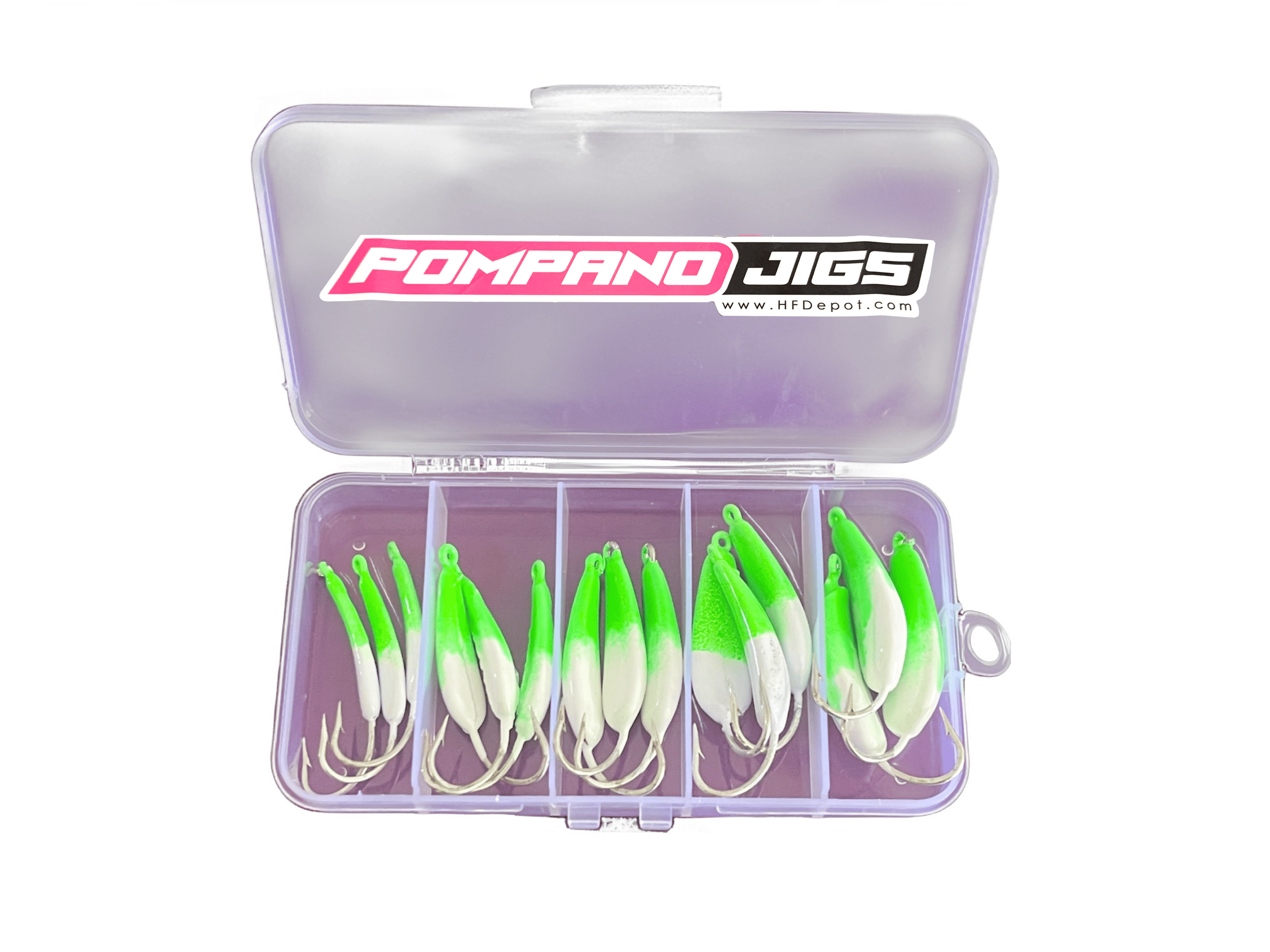 Pompano Goofy Jig Box– Hunting and Fishing Depot