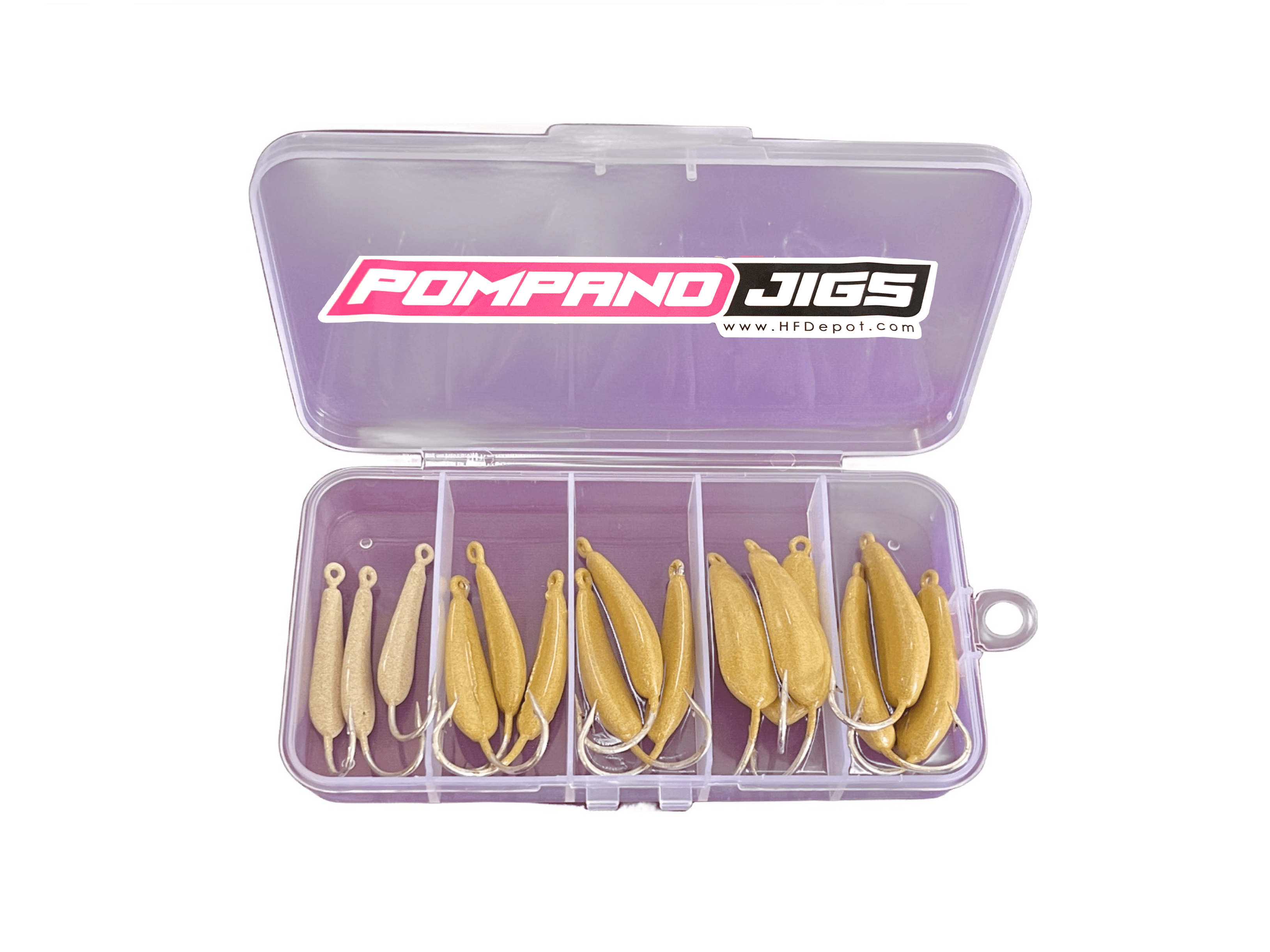 Pompano Goofy Jig Box– Hunting and Fishing Depot