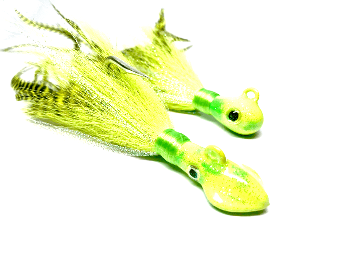 Crazy Chartreuse Cobia Jigs– Hunting and Fishing Depot