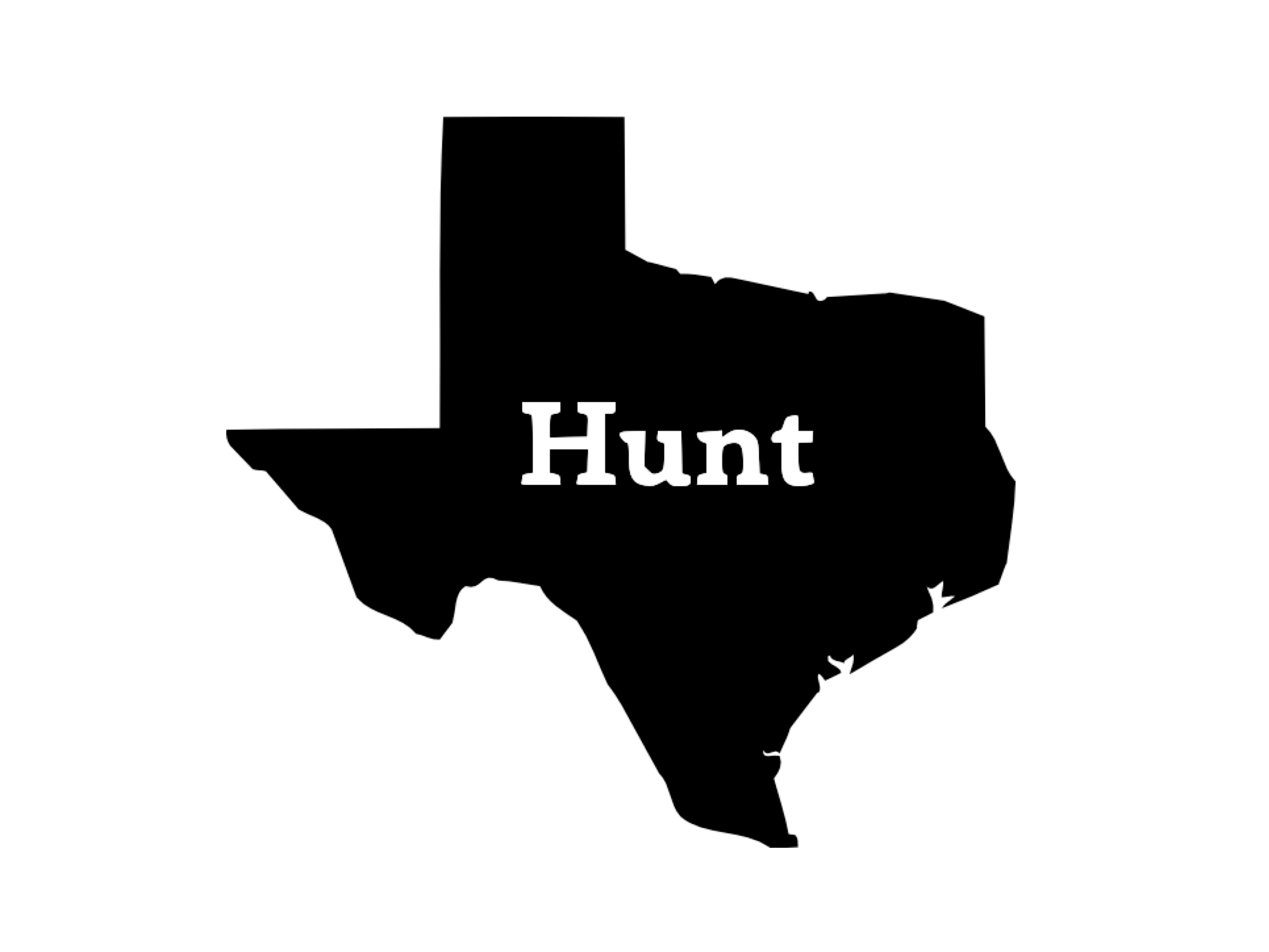 Hunt Texas Decal | Hunting and Fishing Depot